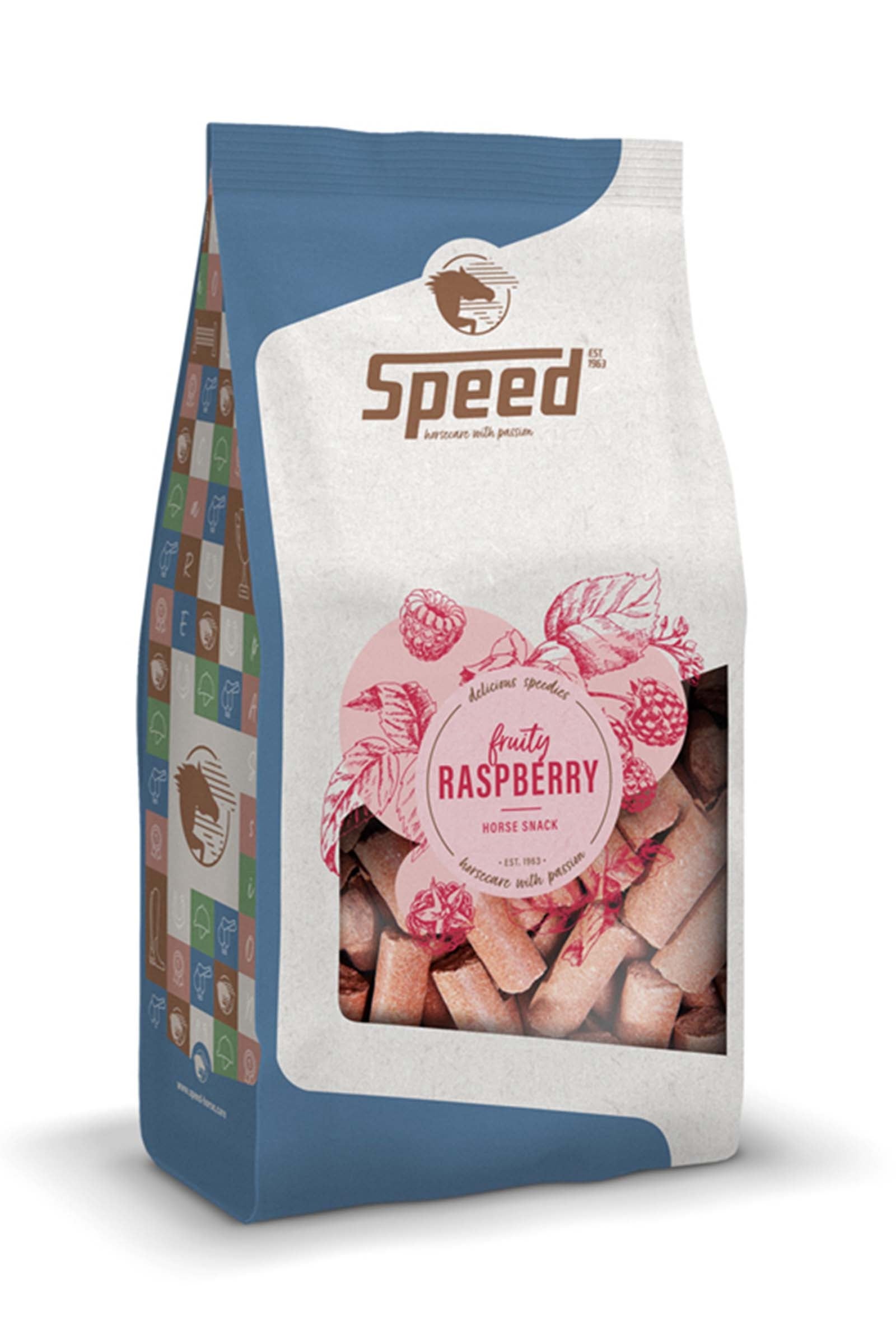 Raspberry Delicious Speedies, Godbidder, 1 kg White/Blue 1 – horze